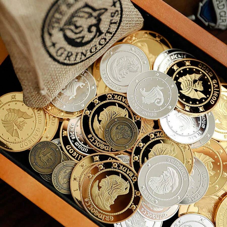 Gringotts Bank Gold Coins-Gringotts Bank Key-Harry Peripheral Products ...
