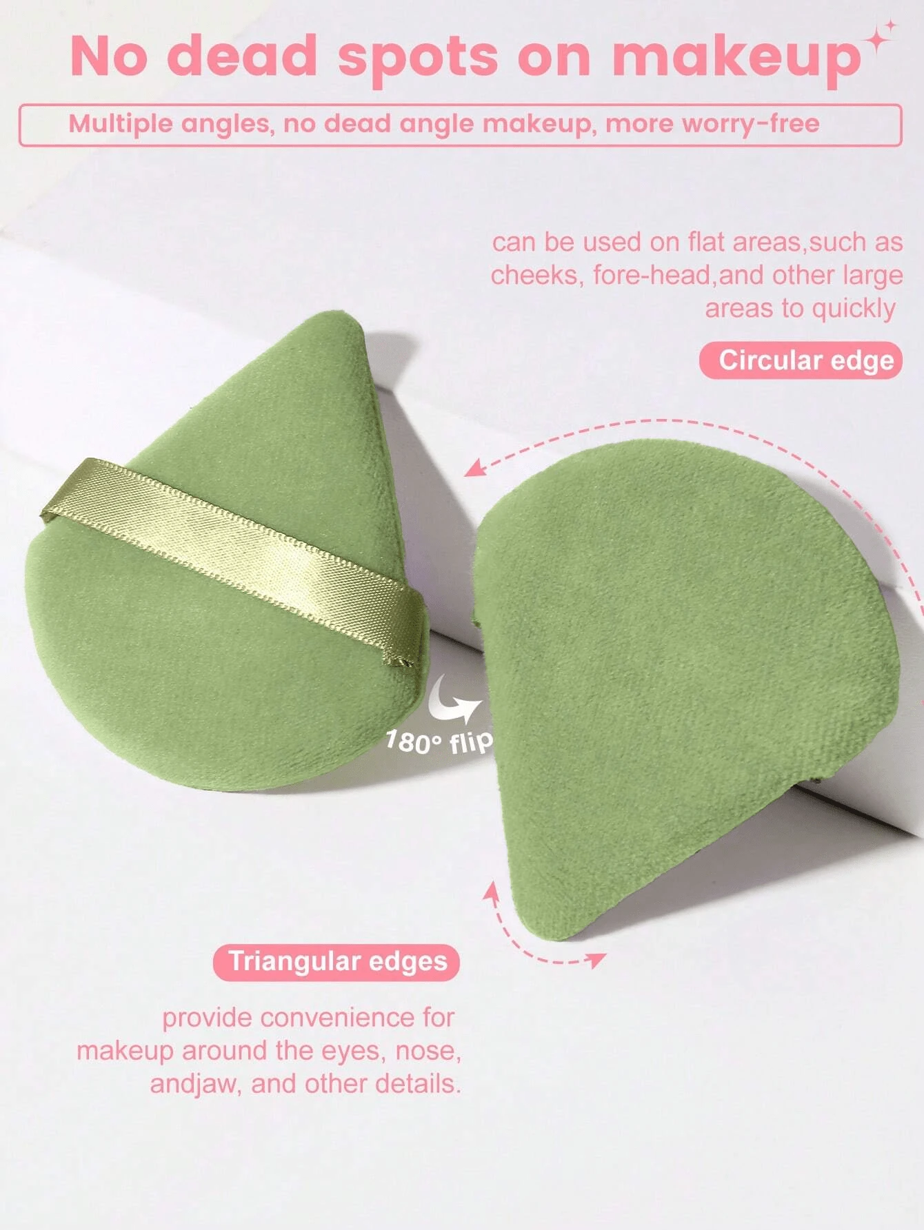 3/8/15/24pcs Makeup Sponges, Soft & Fluffy Triangle Makeup Blending ...