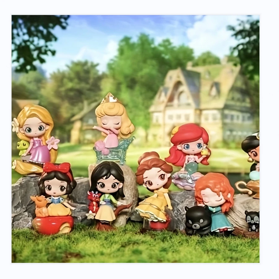 Miniso MINISO プリンセス フェアリーテールタウン ミニブラインドボックス、スタイルはランダム、サプライズギフトに最適 5cm/1 ...