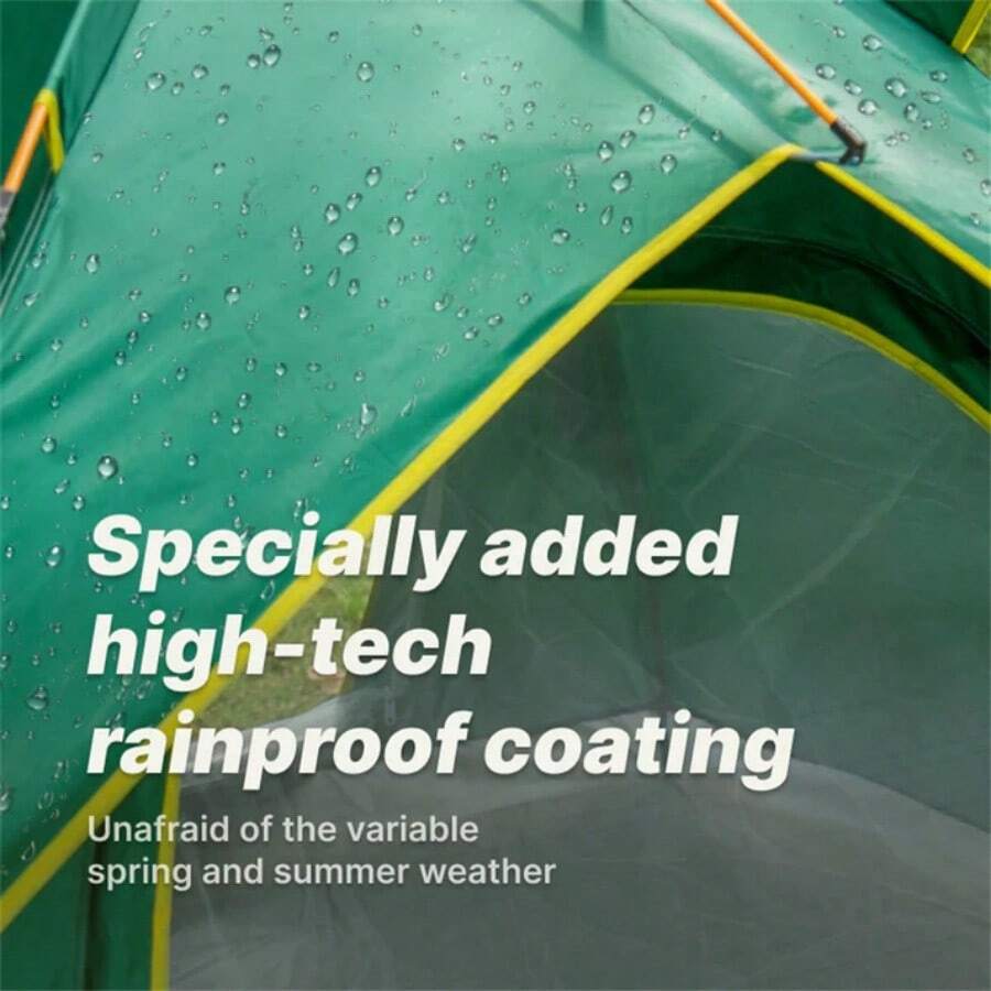 Outdoor Supplies Fake Double Decker 3-4 Tent Fully Automatic Camping ...