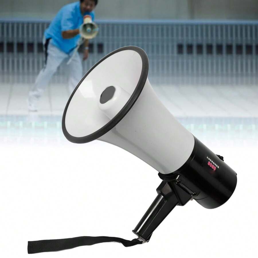 Portable Megaphone With Siren Compact Speaker Battery Operated, 40W ...
