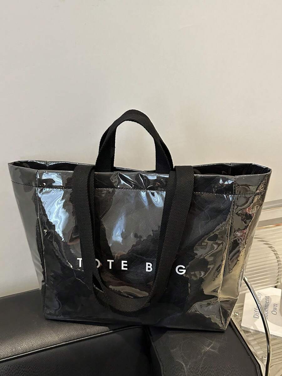 High-End Waterproof PVC Tote Bag, Fashion Minimalist Designer Handbag ...