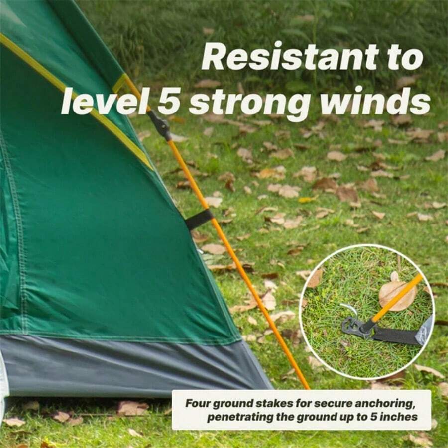 Outdoor Supplies Fake Double Decker 3-4 Tent Fully Automatic Camping ...