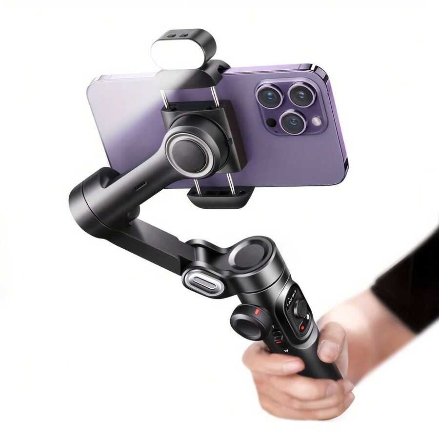 AOCHUAN XE RGB Light Handheld Gimbal - 3-Axis Anti-Shake For ...