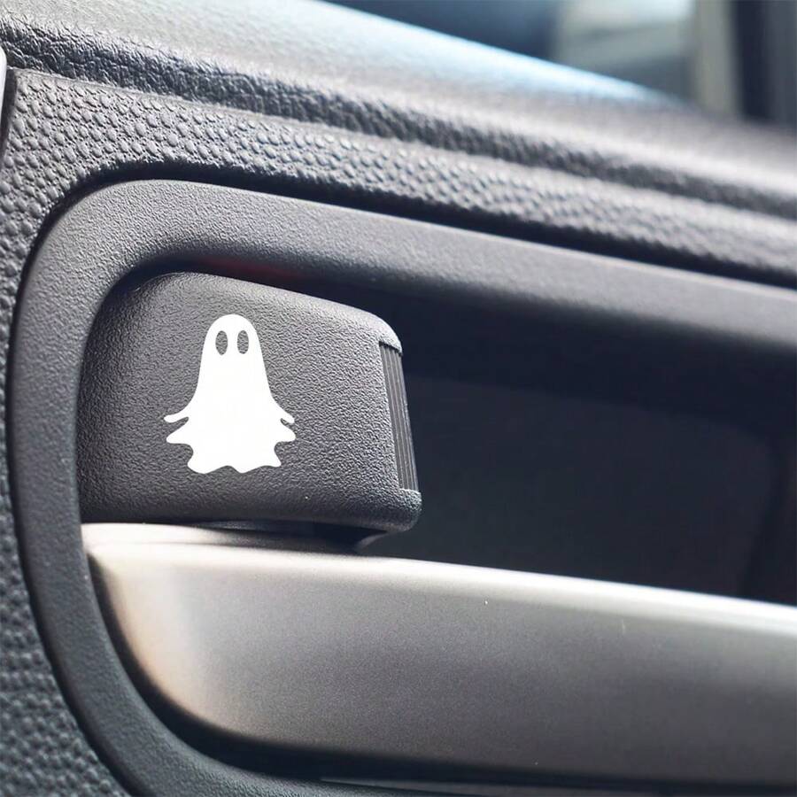 5pcs Halloween Blank Car Button Stickers, Mini Ghost Stickers, Bat ...