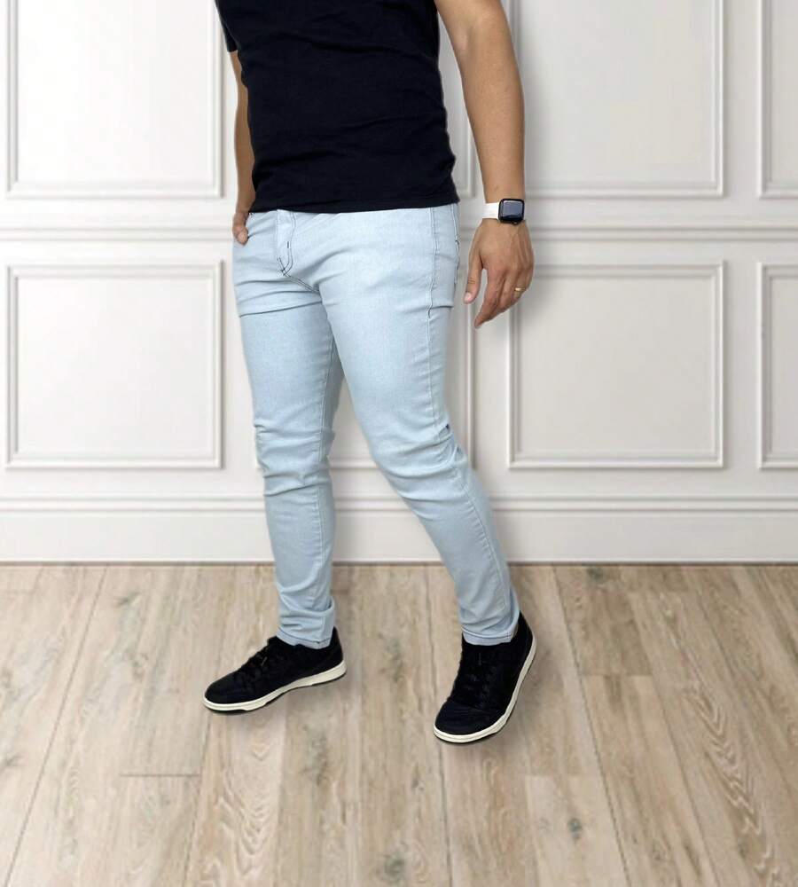 Men's Slim Traditional Elastane Jeans | SHEIN UK