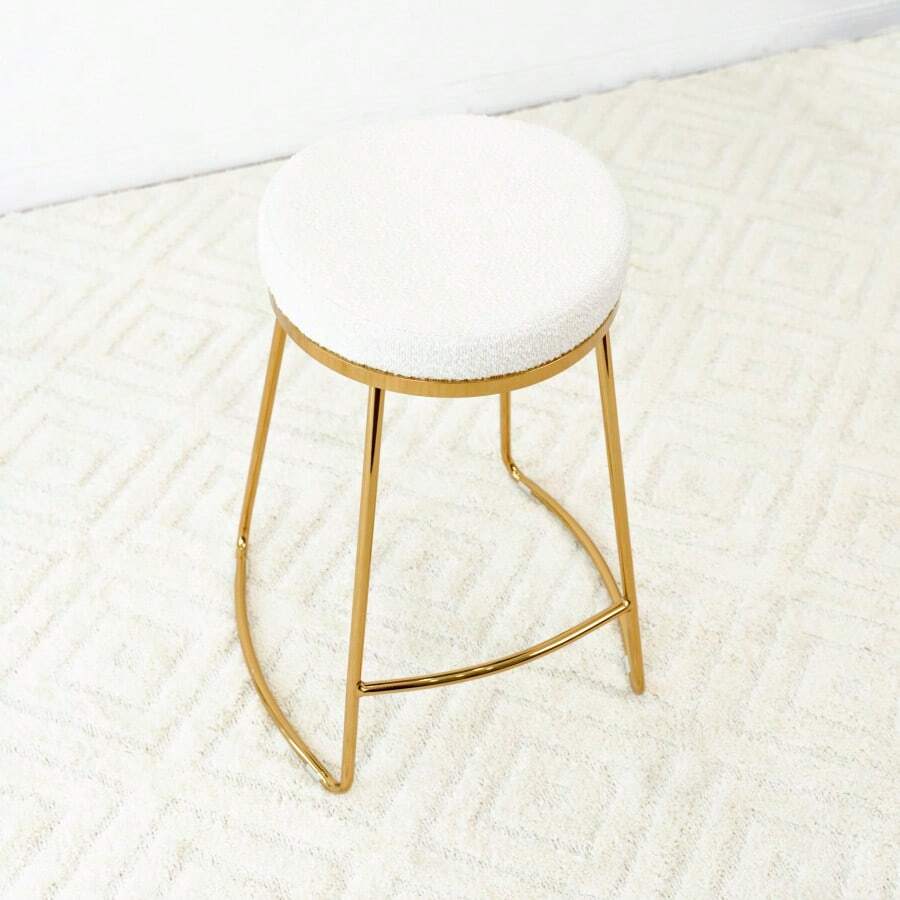 Jane 26" Mid-Century Modern Luxury Upholstered Stool | SHEIN USA