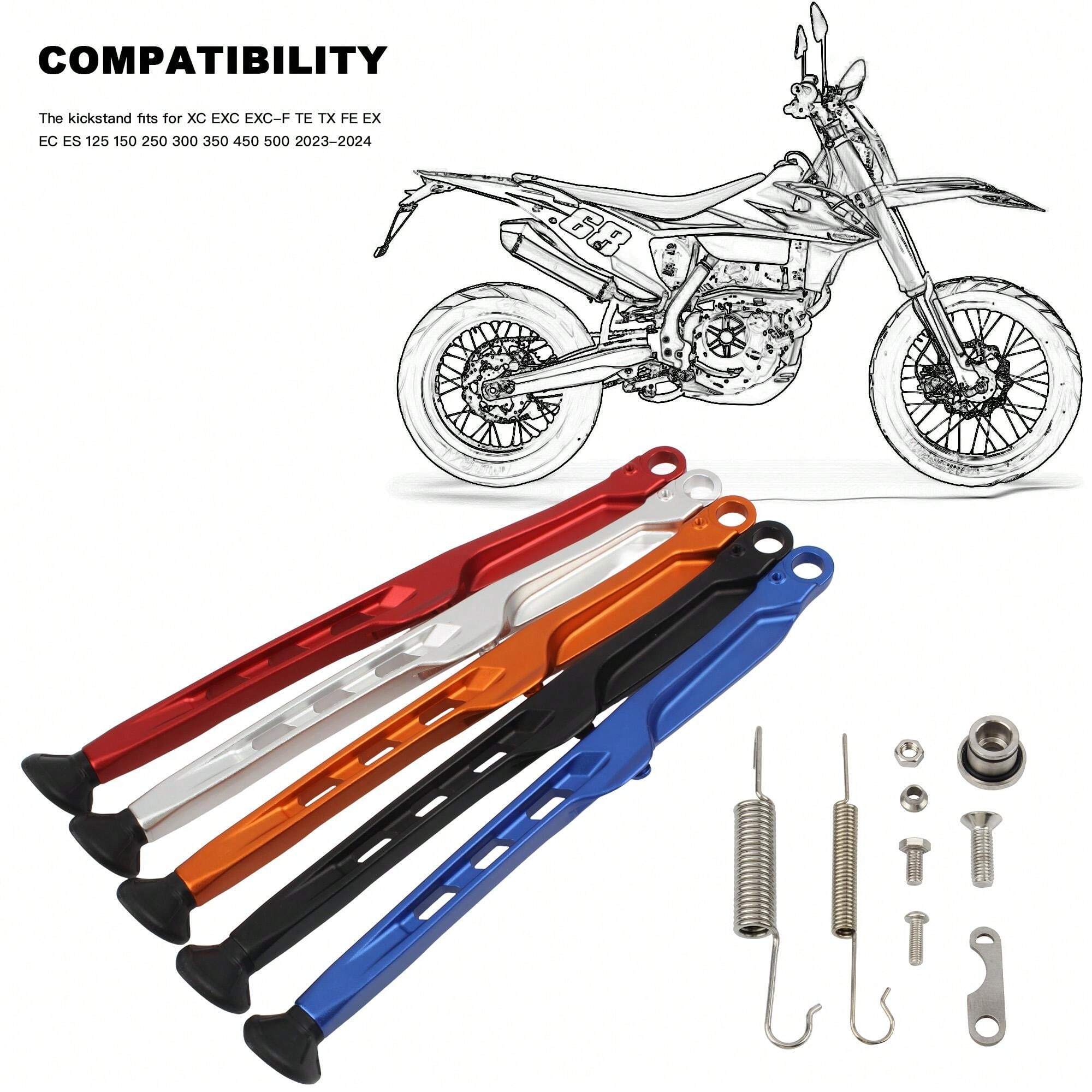 PowerMotor Motorcycle Accessories CNC Kickstand Side Stand Spring Kit ...