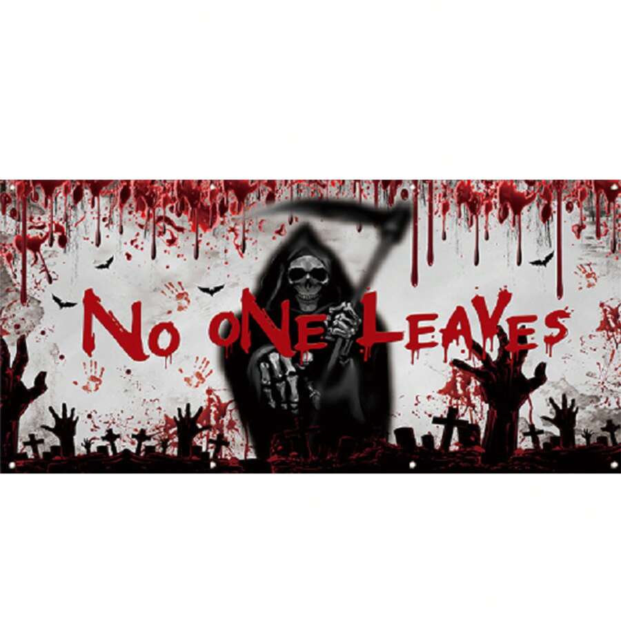 Halloween Bloody Backdrop Horror Bloody Backdrop Scary Zombie Backdrop ...