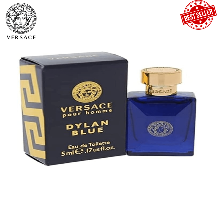 Versace Dylan Blue Mini Eau De Toilette Splash For Men, 0.17 Ounce ...