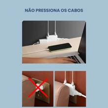 Benjamin Articulated T Colorful USB Socket Adapter 16A Bivolt Flat Pin ...