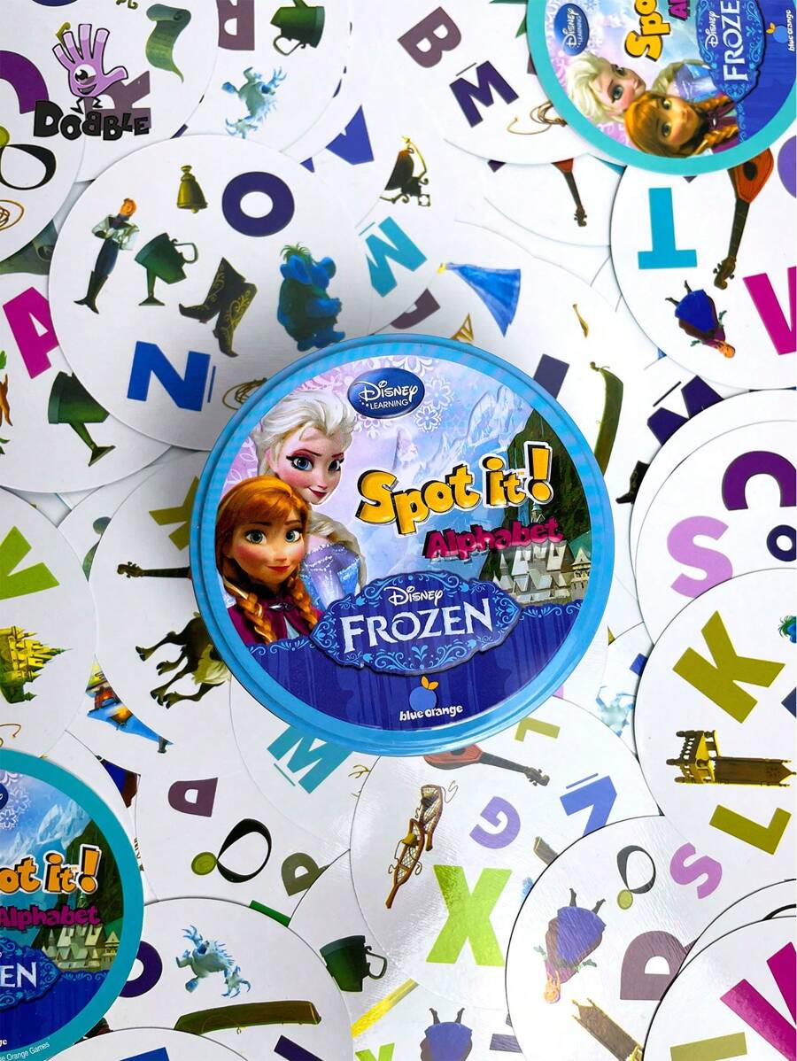DOBBLE Dobble- Frozen- Letters - Observation And Quick Response Games ...