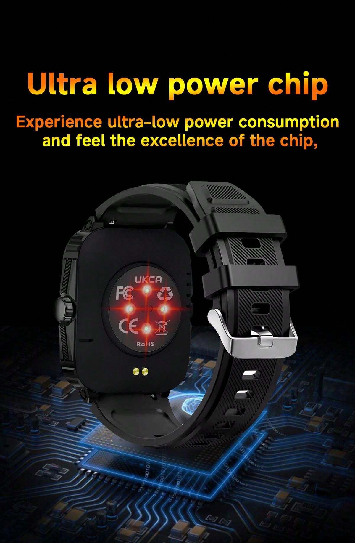 SIMSONLAB Smartwatch 2024 CALDO per uomo e donna, schermo TFT da 2,01 ...