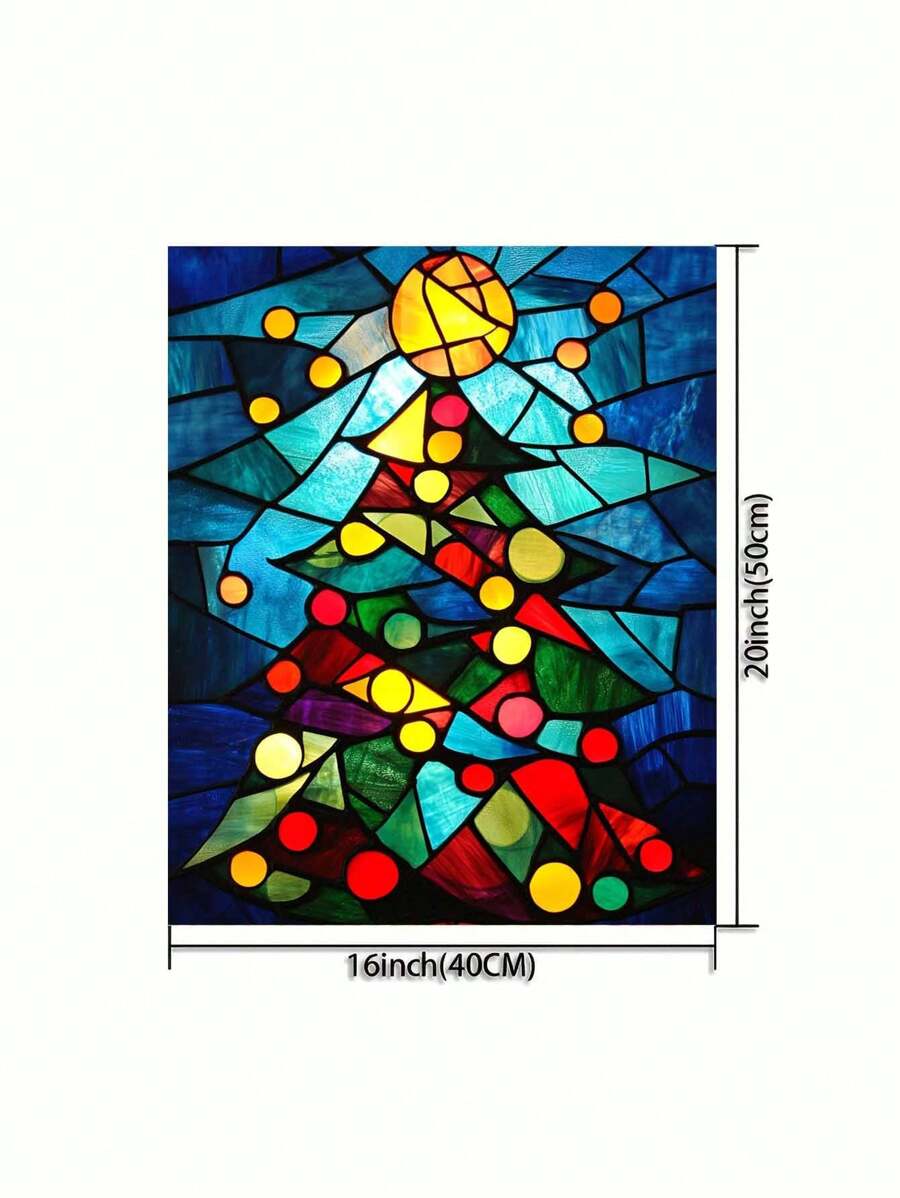 Weihnachtsserie Mosaik Retro-Stil Weihnachtsbaum DIY Digital Ölmalerei ...