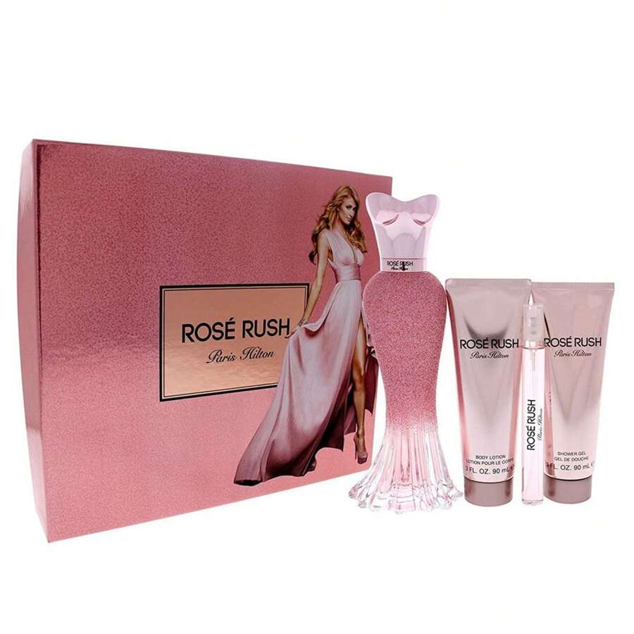 Paris Hilton Paris Hilton Rose Rush 4 Piece Set Standard For Women ...