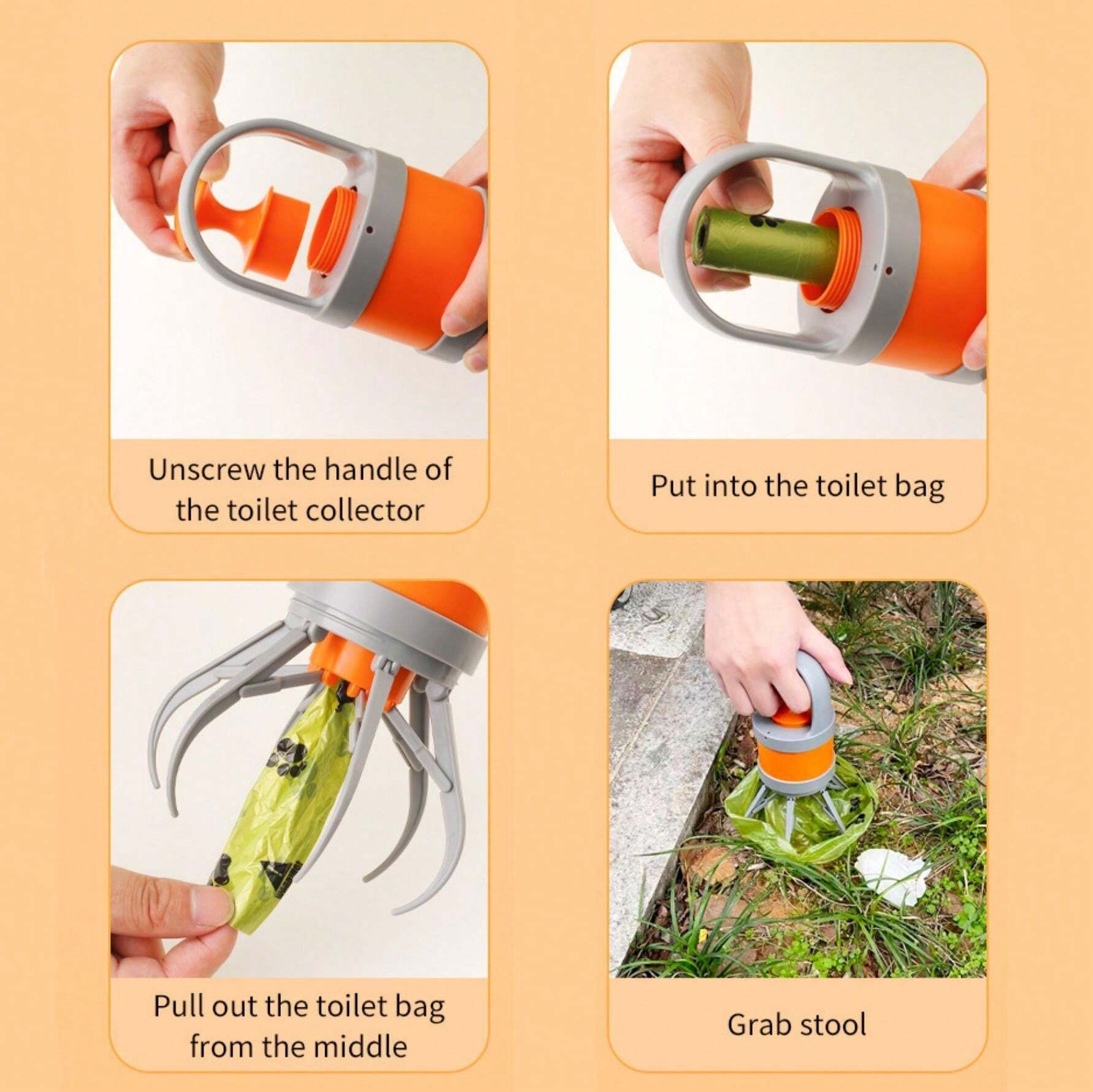 Pet Feces Collector For Outdoor Use Portable Dog Feces Collector With ...