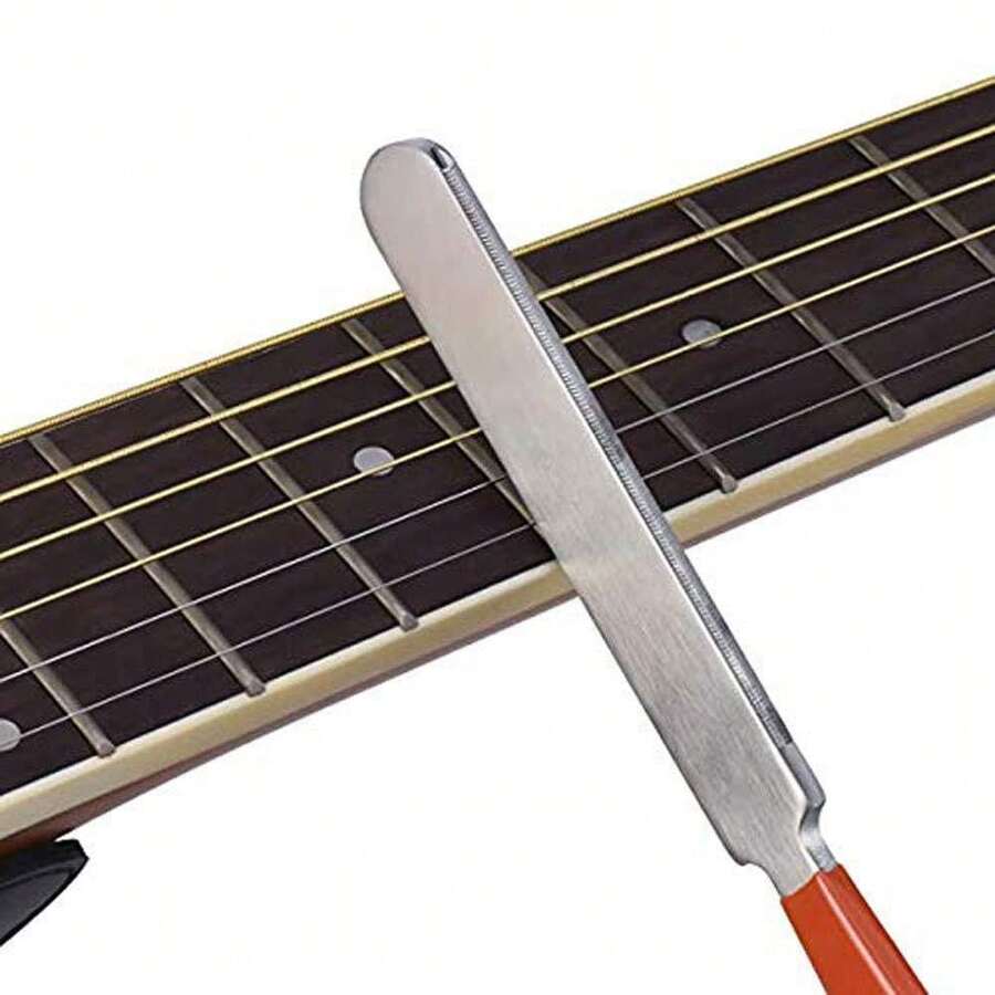 Ferramenta de reparo de guitarra Fret Lima Guitarra Baixo Braço Fret ...