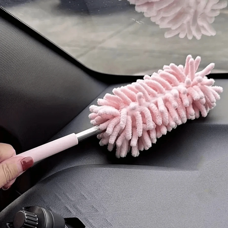 Car Dust Duster External Scratches, Car Dust Brush With Retractable ...