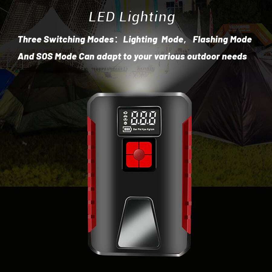 Car Emergency Starter Power Bank 12V Car Three In One Mobile Power Bank ...