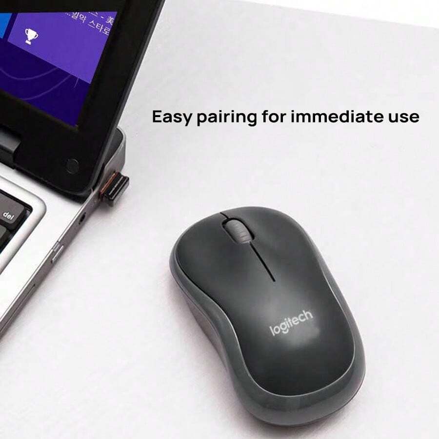 Logitech Mouse inalámbrico M185, mouse de oficina, mouse simétrico ...