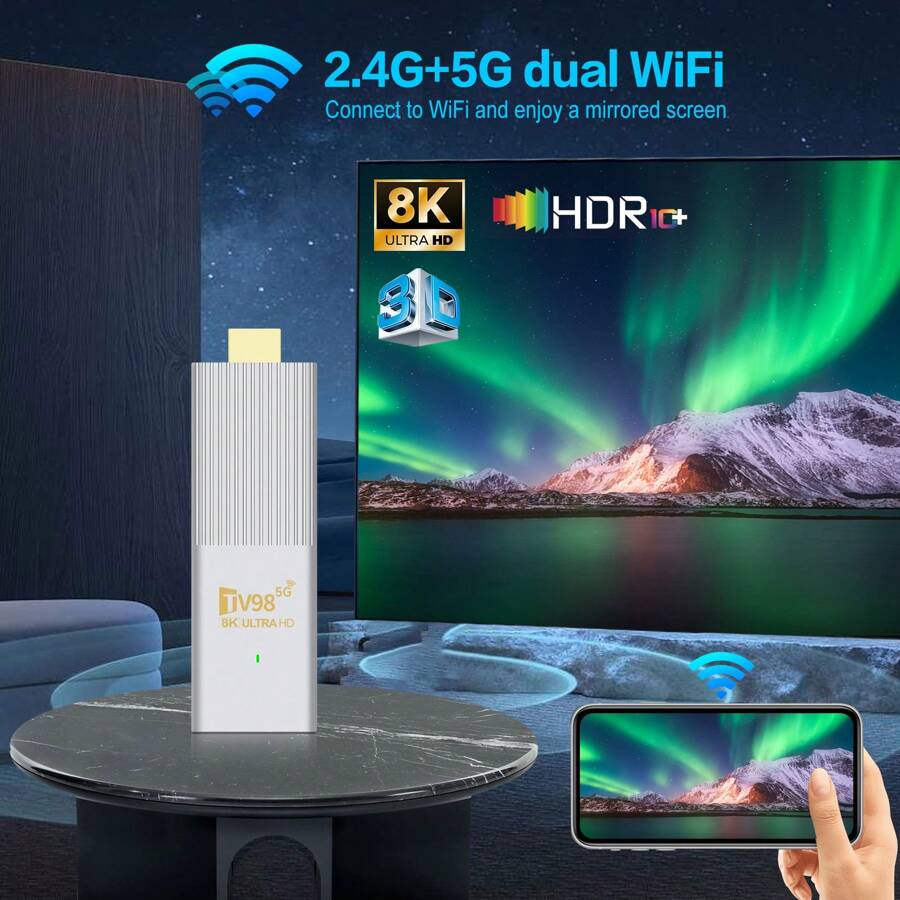 Q96 OHP A TV98 ATV X6 TV Stick Android 14 Wifi 4G 5G 8K 4K H313 Media ...