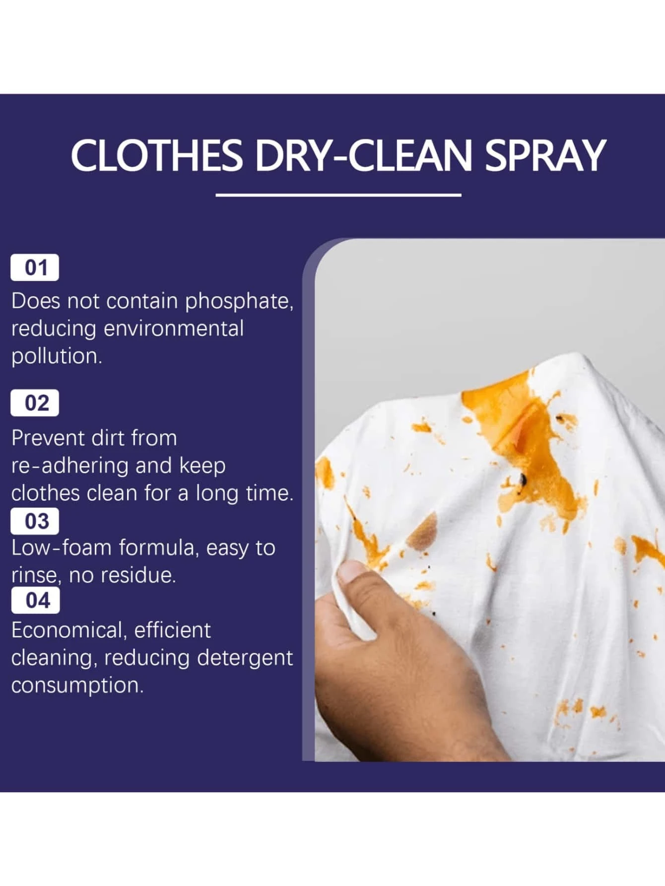 Active Enzyme Stain Remover - Clothing Yellowing & Mildew Cleaner ...