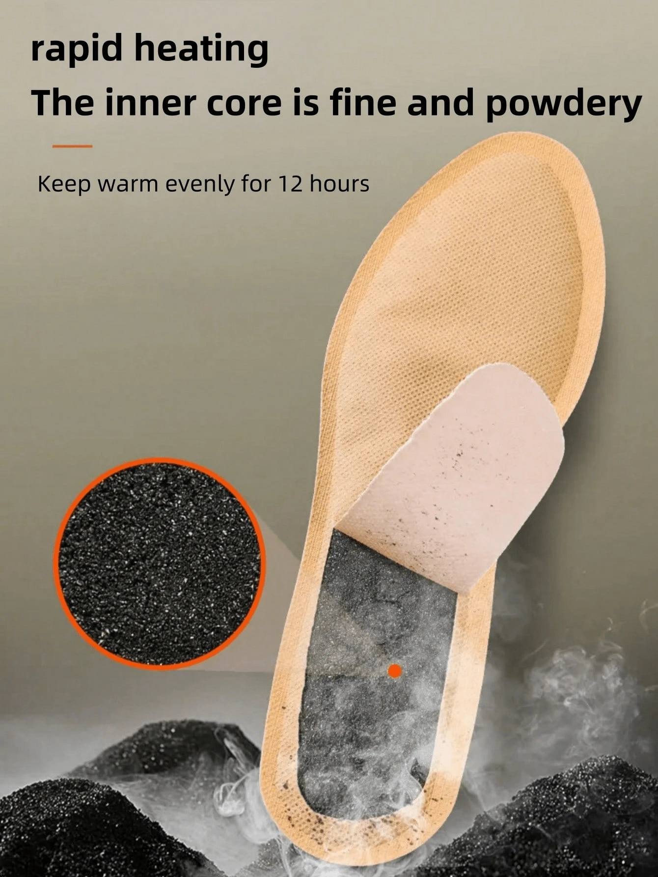 Self-Heating Insole: The Whole Sole Of The Foot Heats The Foot And ...