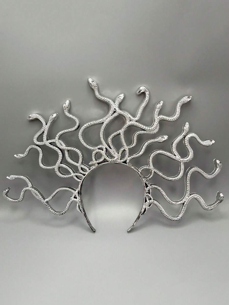 Halloween Medusa Headband Horror Scary Halloween Costume Prop Snake ...