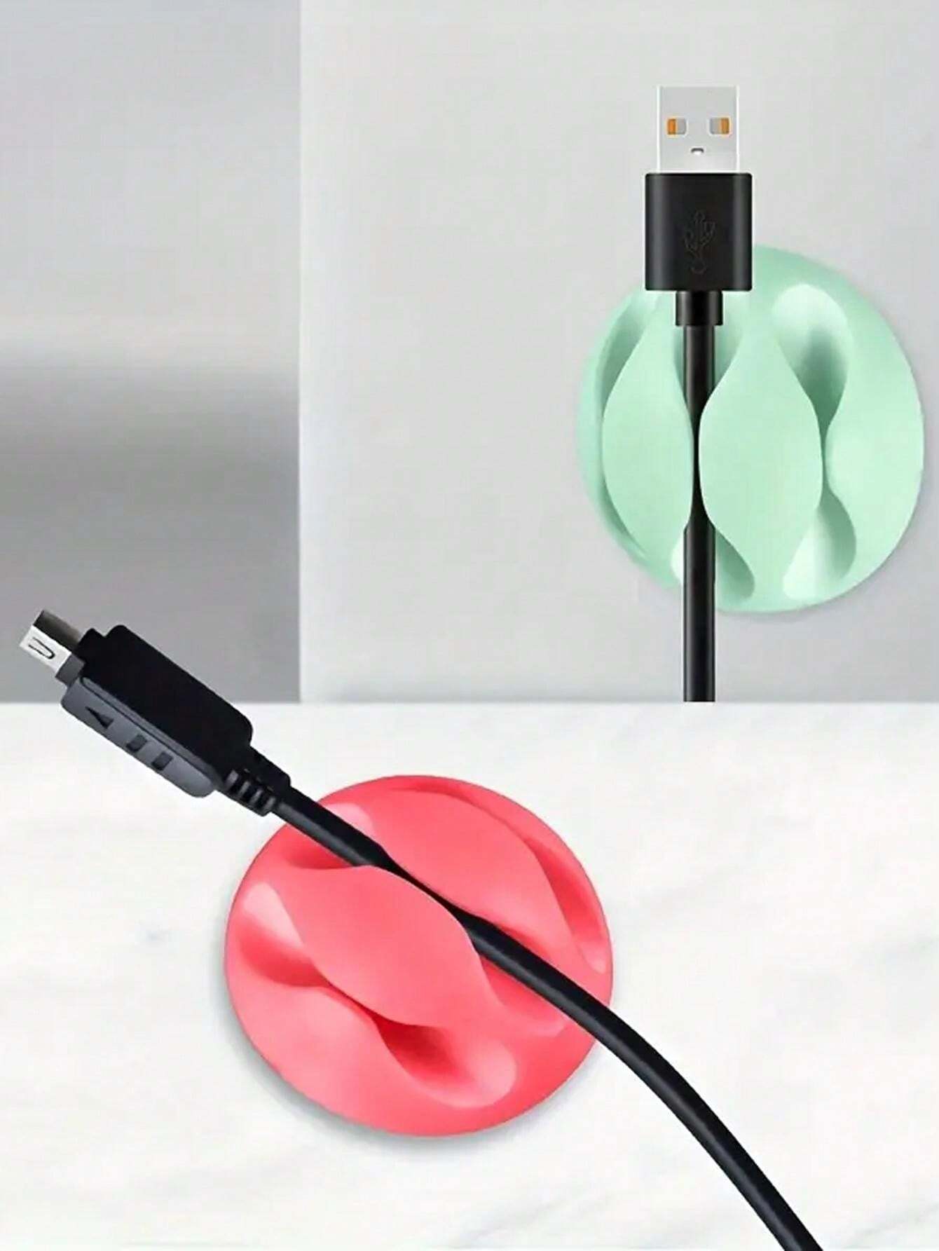 1pc Desktop Cable Organizer Clip - Organizes Cluttered Mobile Phone ... 1pc Desktop Cable Organizer Clip - Organizes Cluttered Mobile Phone ...