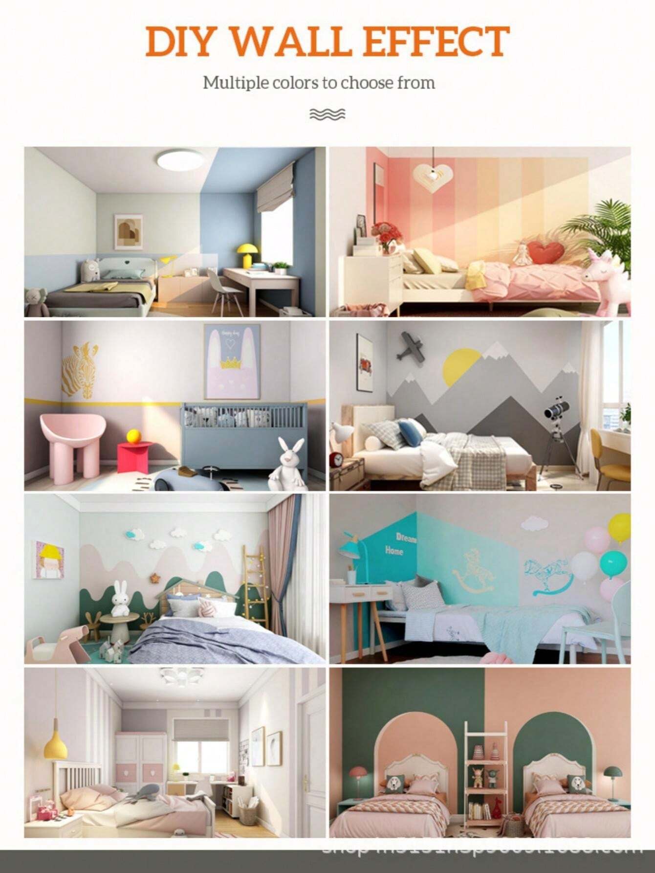 Peinture latex écologique et sans odeur pour rouleau mural, pour la ...