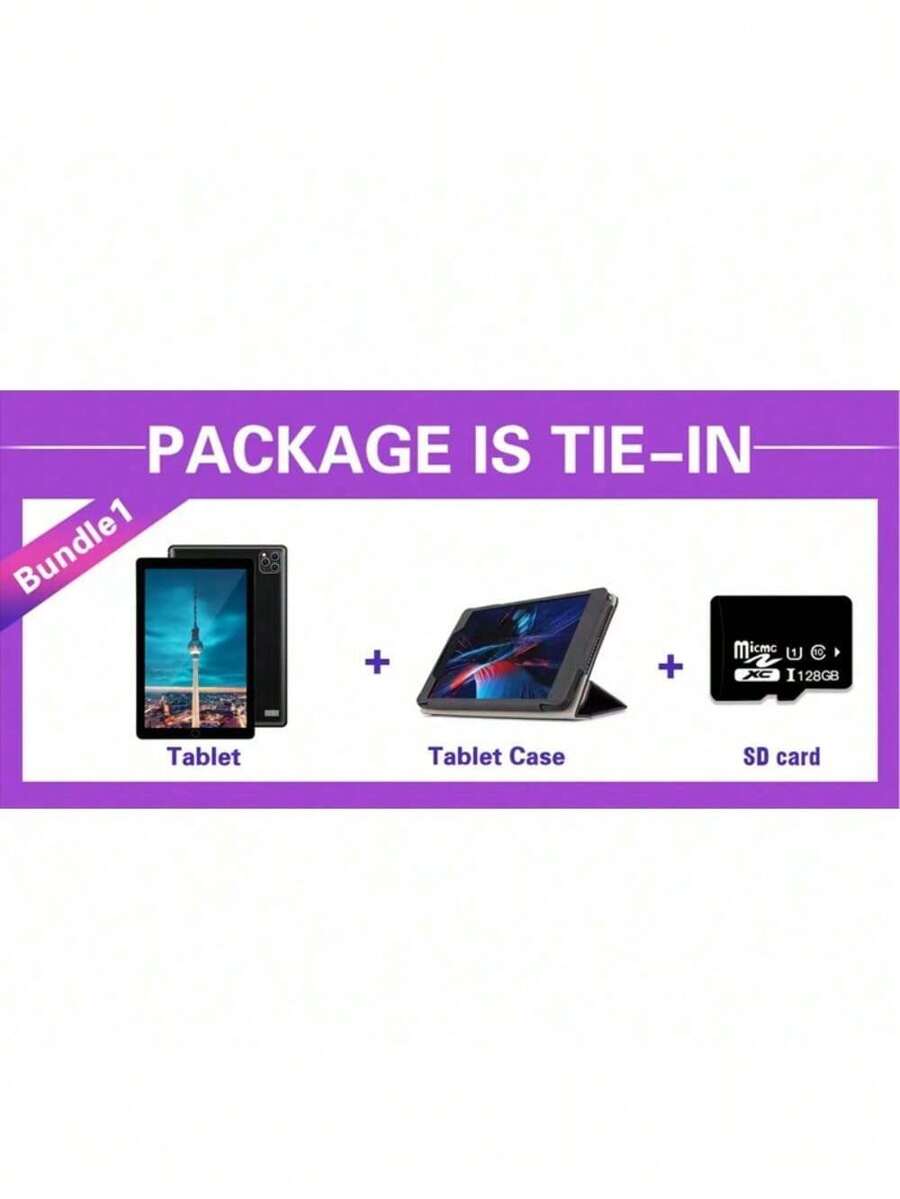 10-Inch Android 12 Tablet 8GB RAM 256GB ROM Deca-Core Multi-Camera ...