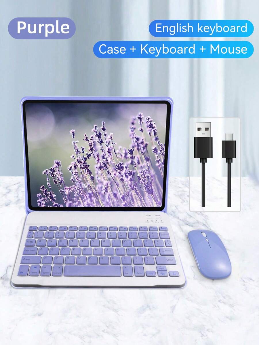 Custodia per tastiera in inglese DANYCASE per iPad A16 2025, iPad Air 11 2025, iPad Pro 11, iPad ...