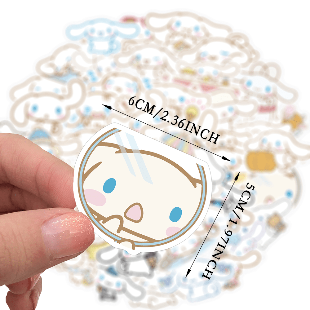 50PCS Sanrio Officially Licensed Stickers Hello Kitty Cinnamoroll My ...