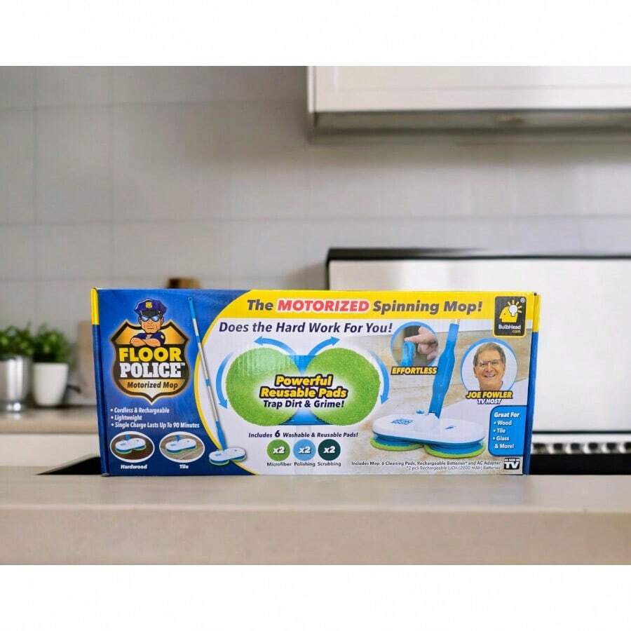 Motorized Spin Mop BulbHead Cordless Mop Original As Seen On TV | SHEIN USA