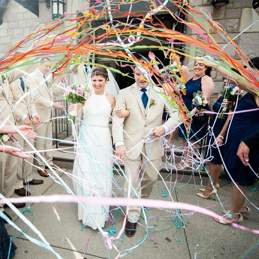 Party Paper Toss Streamers, Wedding Hand Toss Streamers, Wedding ...