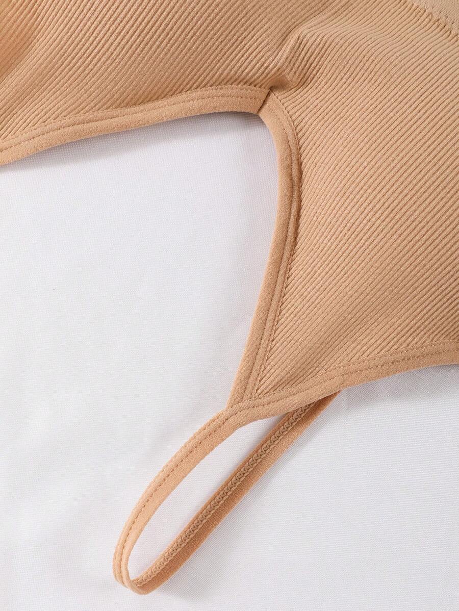 5pcs Set Women's U-Shape Racerback Seamless Wire-Free Sports Bras ...