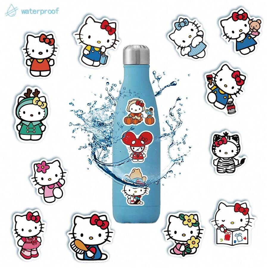50PCS Sanrio Officially Licensed Stickers Hello Kitty Cinnamoroll My ...