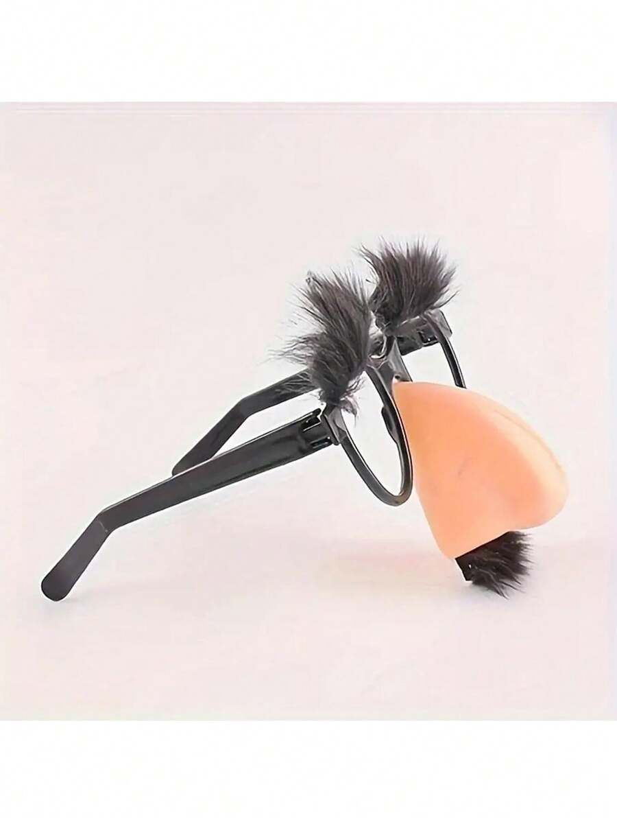 Prank Mustache And Glasses Set With Eyebrows And Nose - Perfect For ...