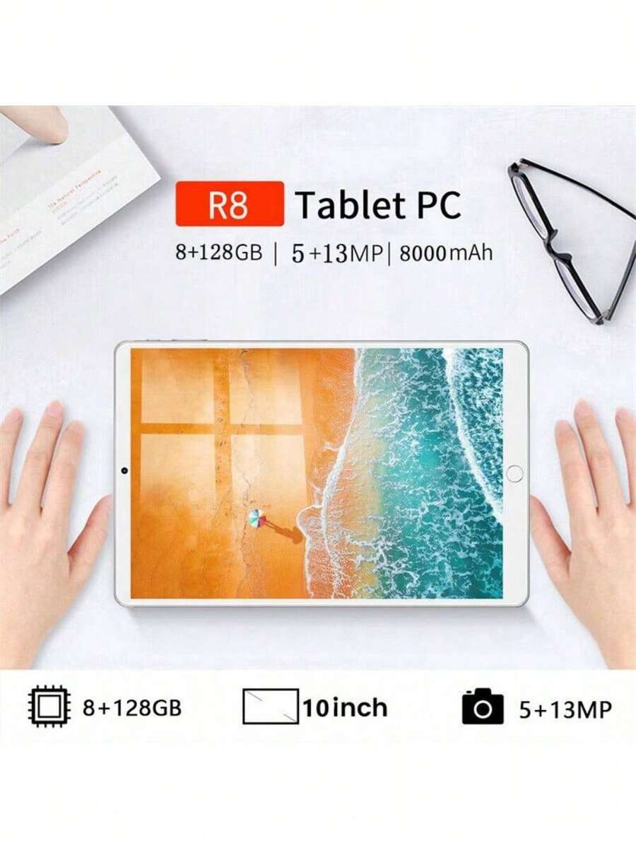 10-Inch Android 12 Tablet 8GB RAM 256GB ROM Deca-Core Multi-Camera Keyboard 4G | SHEIN USA