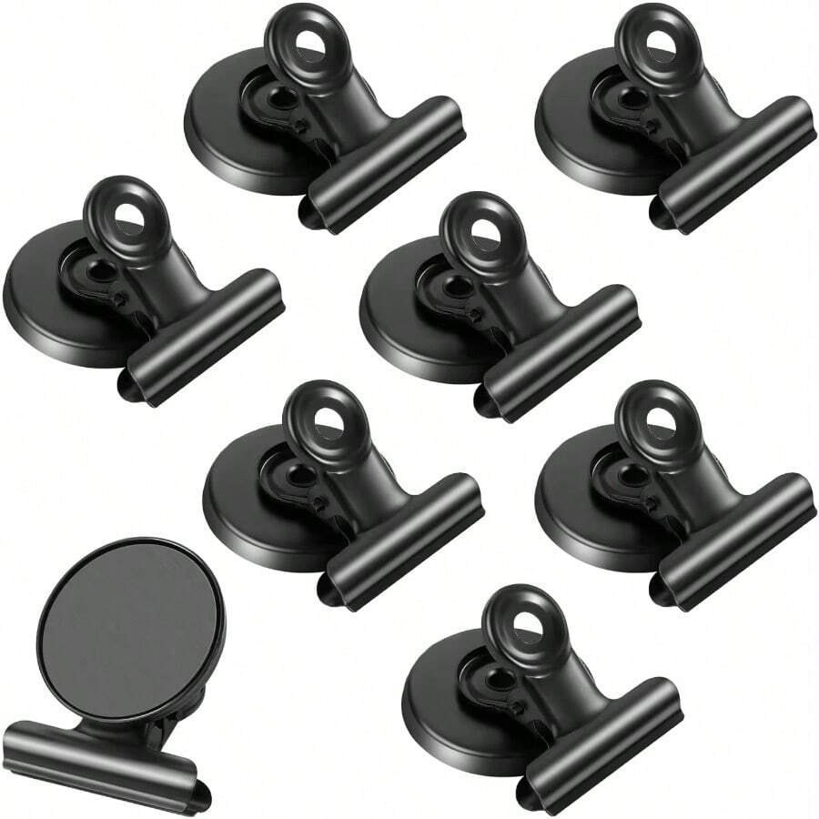 8/12pcs Magnetic Clips, Heavy Duty Magnets Clips, Clips Magnets For ...