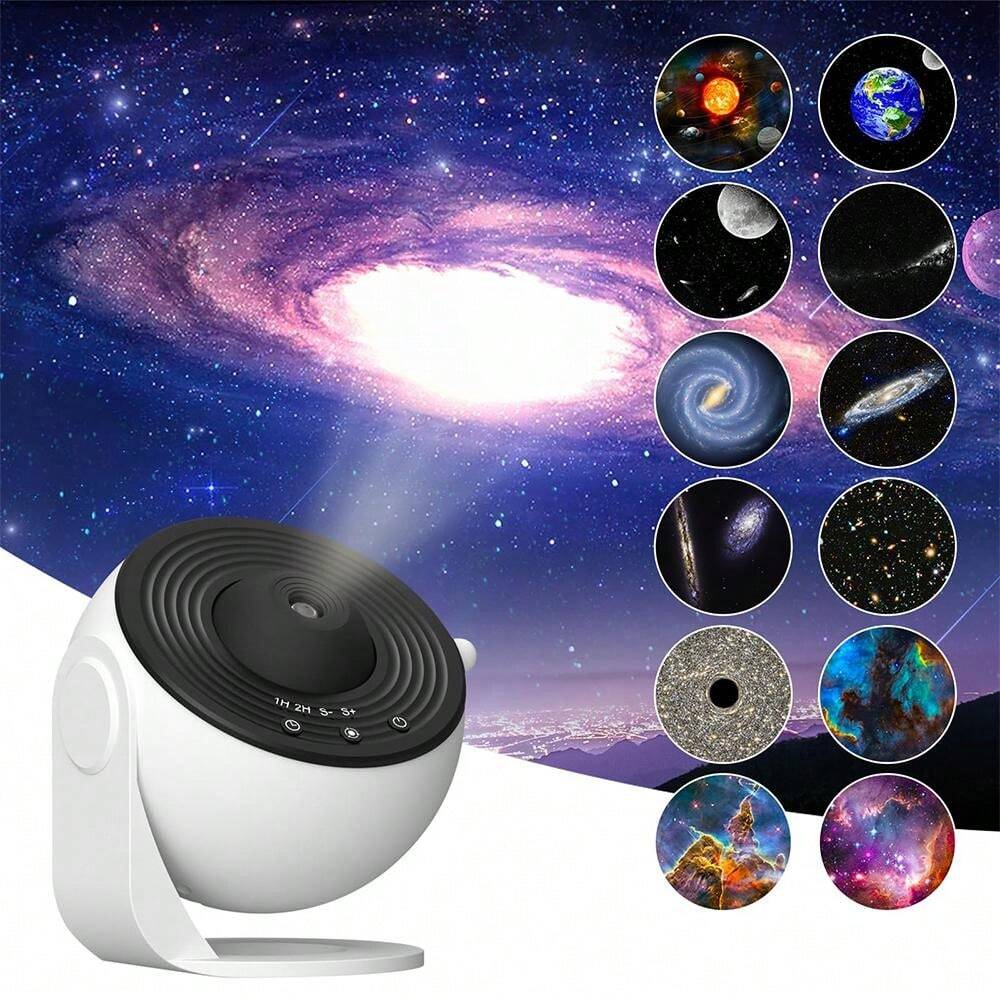Galaxy Projector, 12 In 1 Planetarium Star Projector Realistic Starry ...