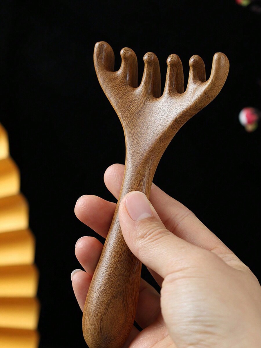 Deer Ant Massage Comb Small Rake For Head Scratching Neck Massage Eye ...