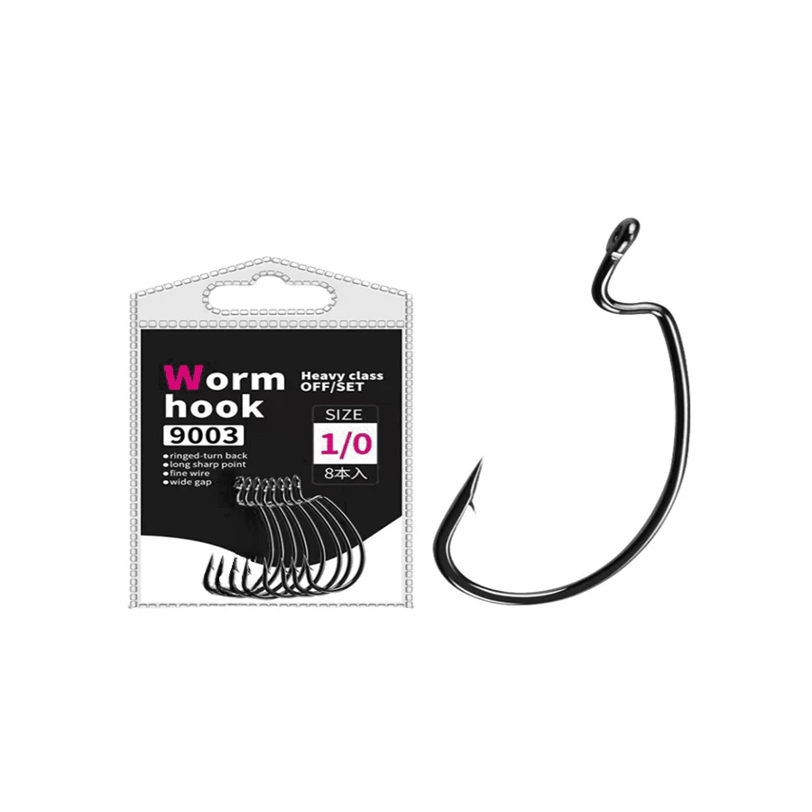 UltraPoint Mega-Bite Wide Gap Soft Plastic Hook With Offset Shank (Pack ...