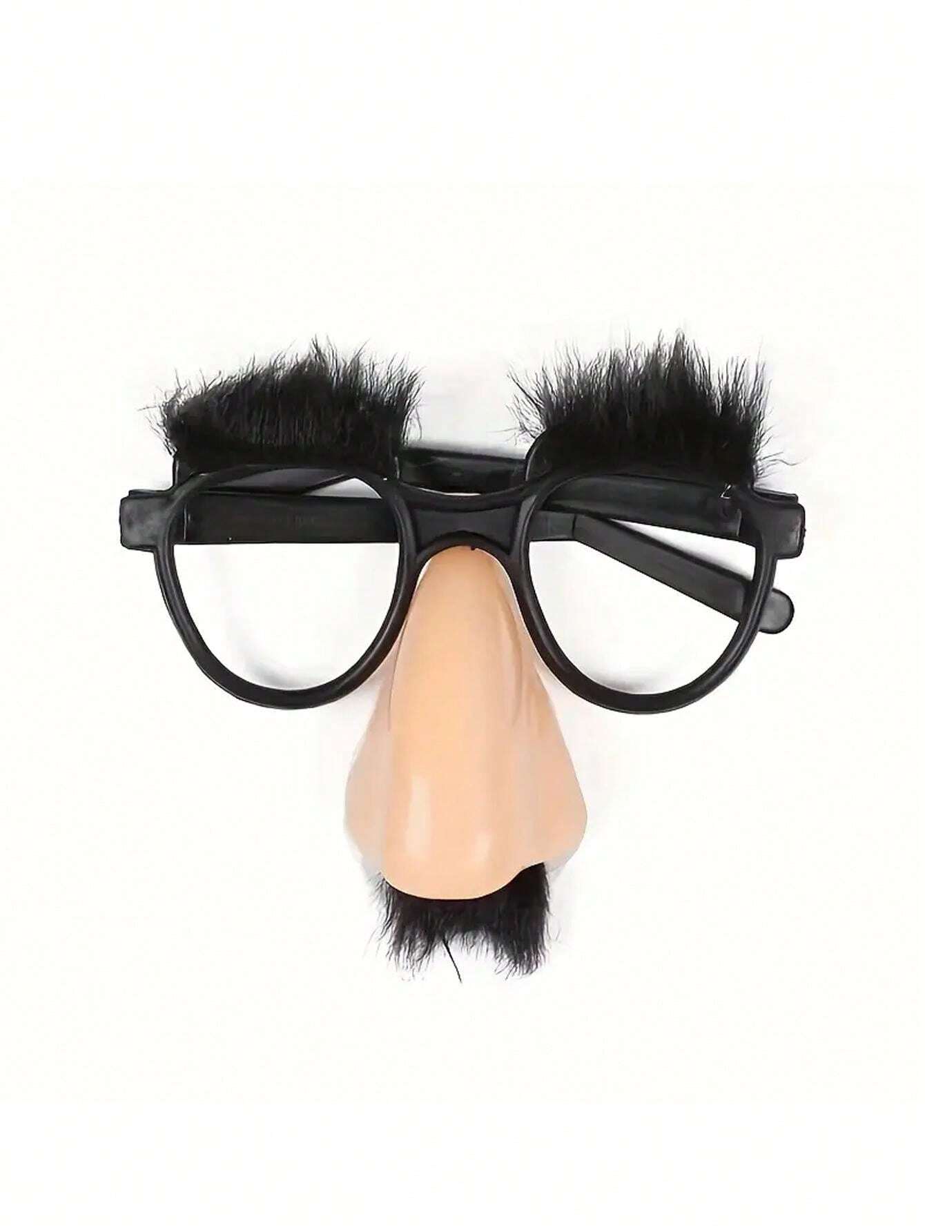 Set de bigote y gafas de broma con cejas y nariz - Perfecto para ...