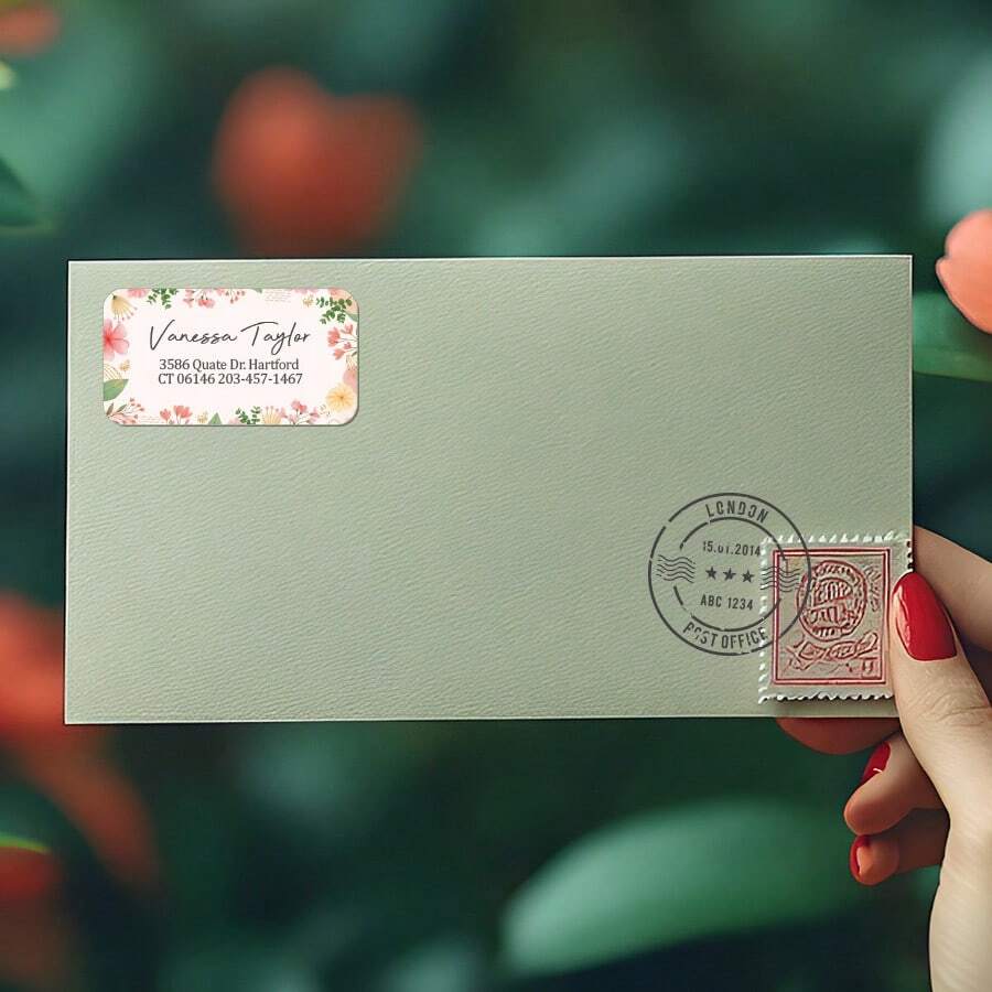 Custom Return Address Labels For Personal And Business Use-Easy To ...