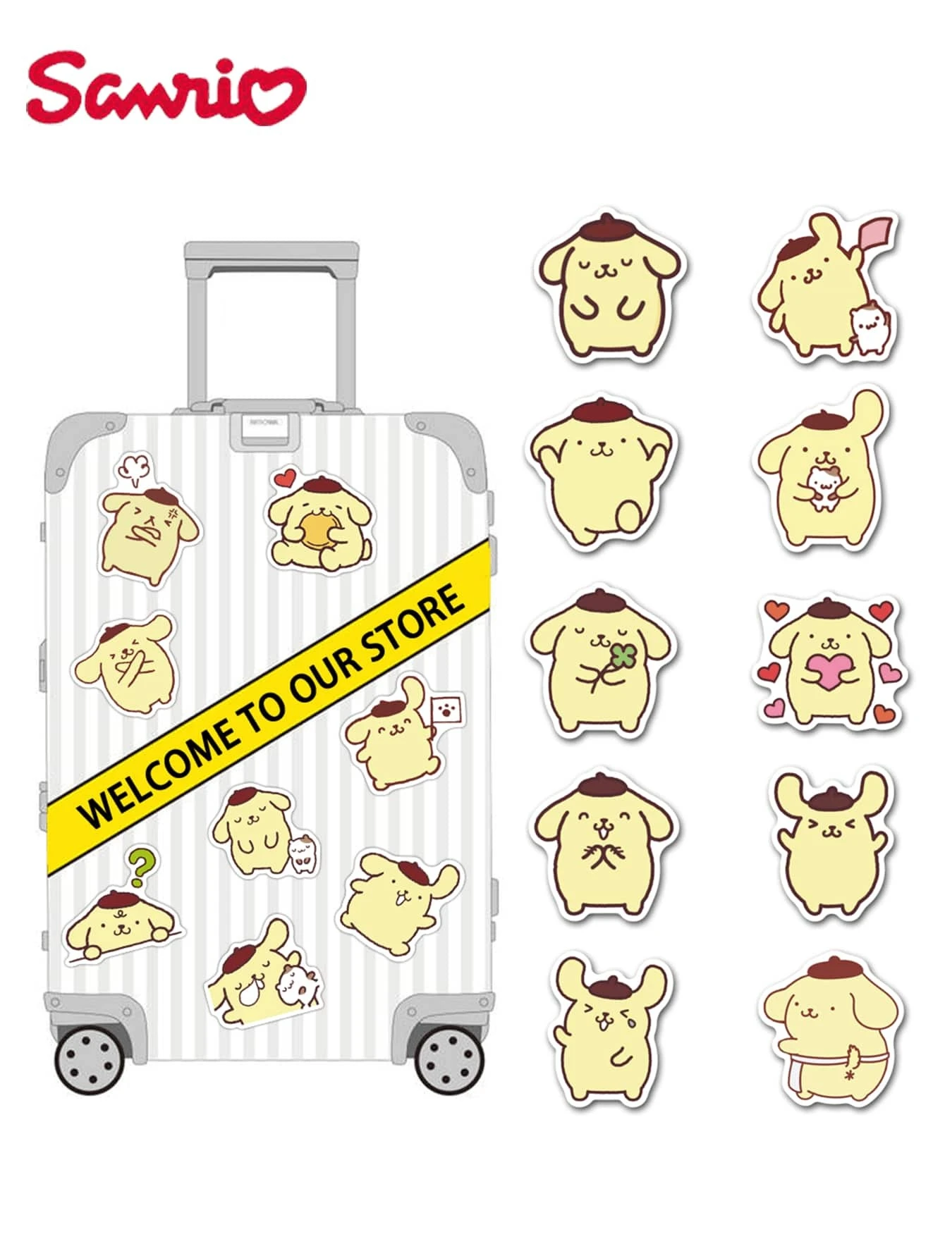 50PCS Sanrio Officially Licensed Stickers Hello Kitty Cinnamoroll My ...