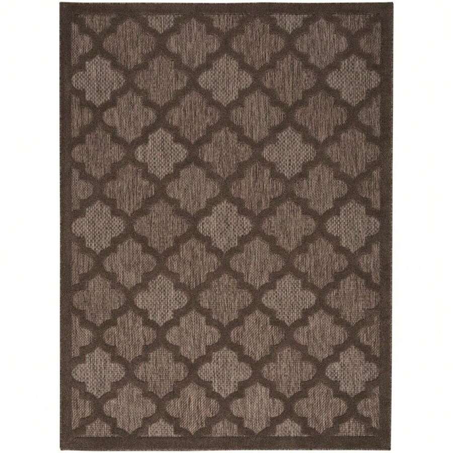 Easy Care 4' X 6' Brown Modern Rug | SHEIN USA