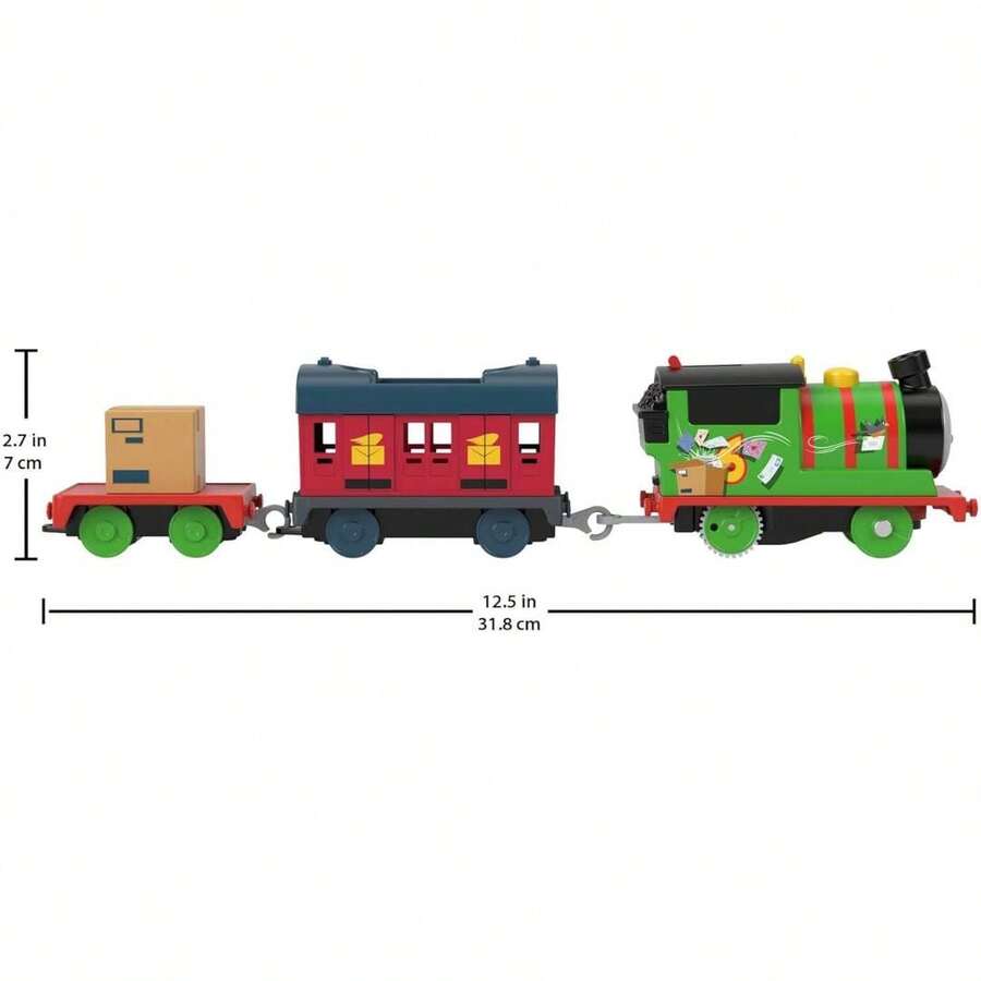 Fisher-Price Thomas & Friends Motorized Toy Train, Percy Mail Delivery ...