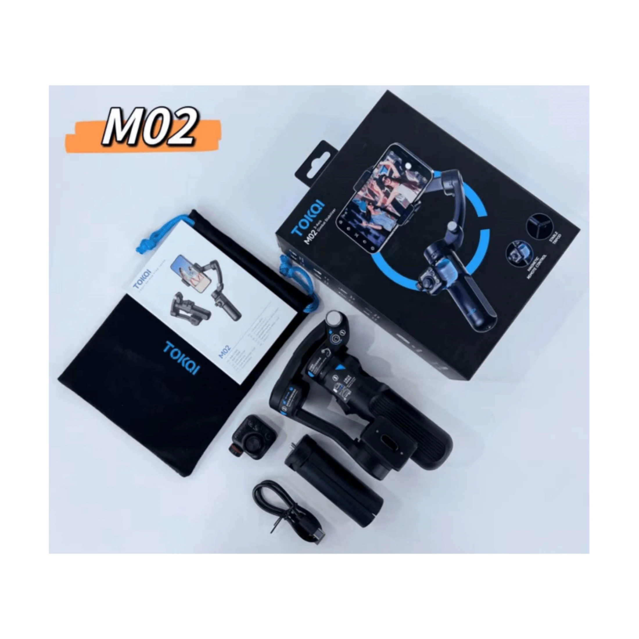 Estabilizador inteligente de 3 ejes con control remoto separado AI ...