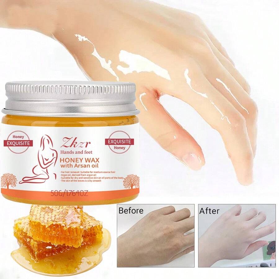 50g Honey - Women Hand Cream, Moisturizing, Softening, Cleansing Peel-Off Hand Mask, Exfoliating ...